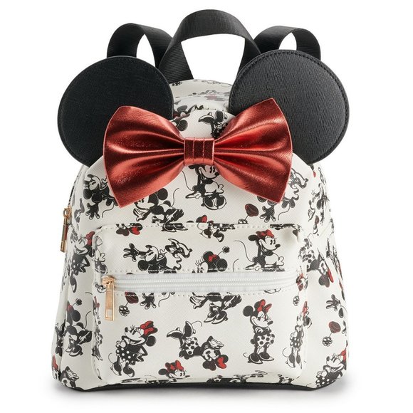 Disney | Bags | Disneys Minnie Mouse Vintage Print Mini Backpack | Poshmark